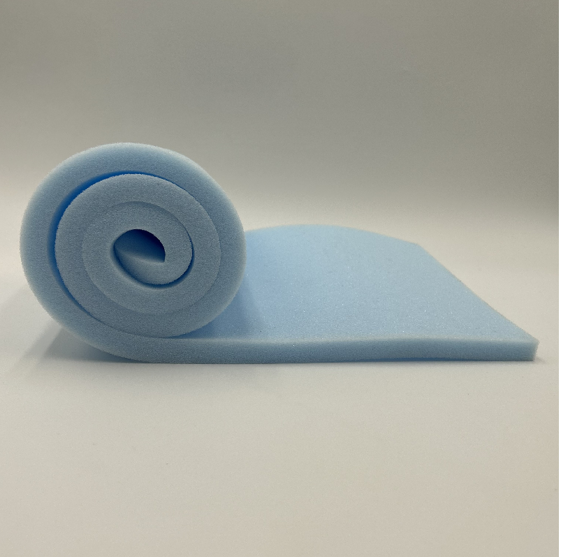 Luxury High-Density Sky Blue Foam for Seating – Drayton Foam LTD